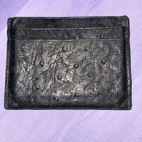 Mulberry | Bags | Mulberry Ostrich Embossed Card Wallet | Poshmark